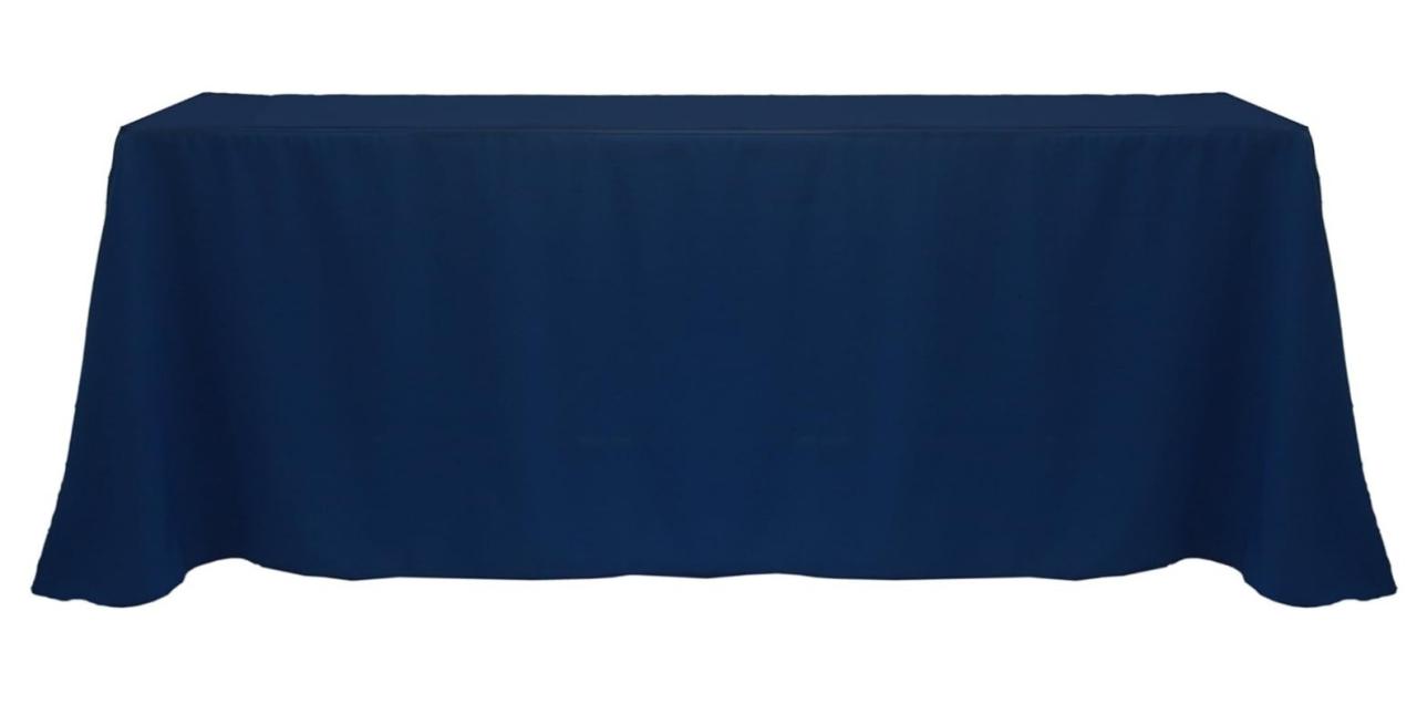 90x120" Navy Table Linen - Allure Event Rentals